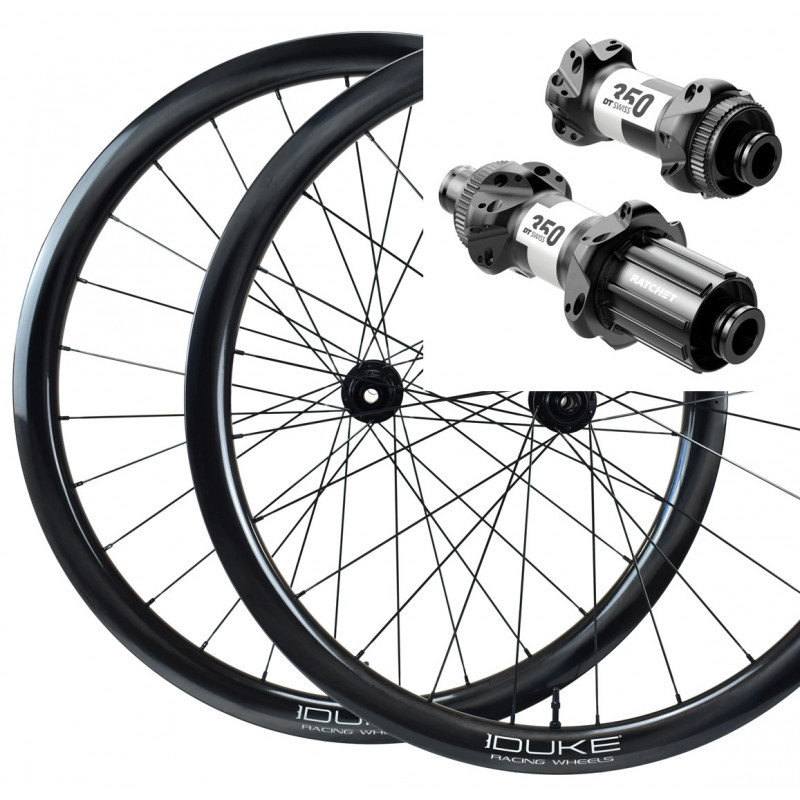 Wheel(s) DUKE WORLD RUNNER CARBON 38 SLR2 DISC / DT SWISS 350 CL SP