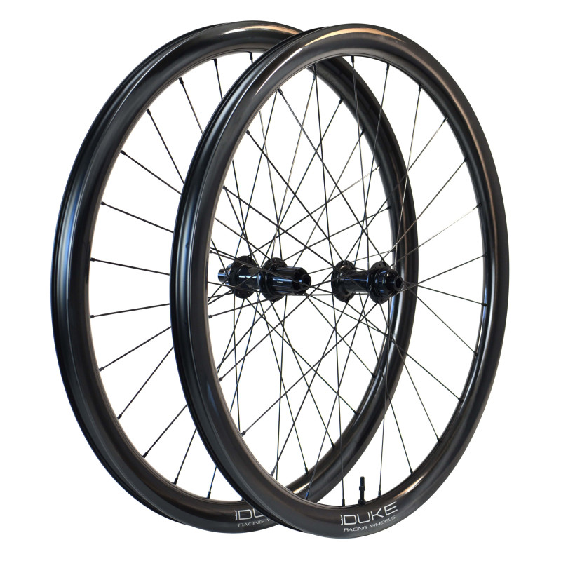 Roue(s) DUKE WORLD RUNNER CARBON 38 SLR2 DISC / DUKE MADMAX CL SP